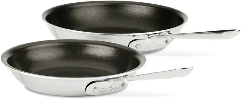 All-Clad - D3 Pro Stainless 8" and 10" Non-Stick 3-ply Bonded Fry Pan ...
