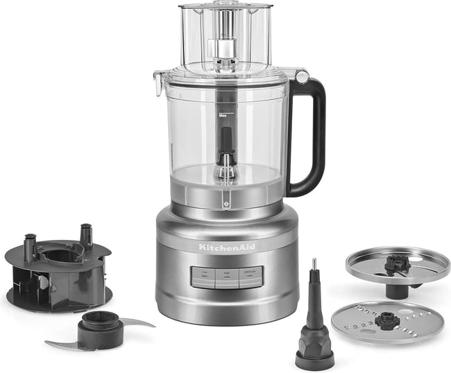 KitchenAid - 13-Cup Contour Silver Food Processor - KFP1317CU