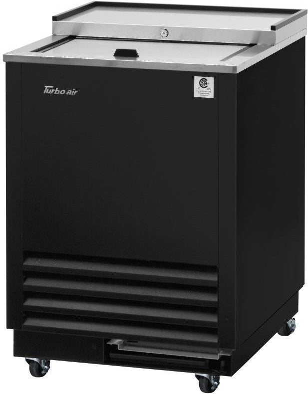 Turbo Air - 24.7" Super Deluxe Glass Chiller & Froster with 1 Black Lid ...